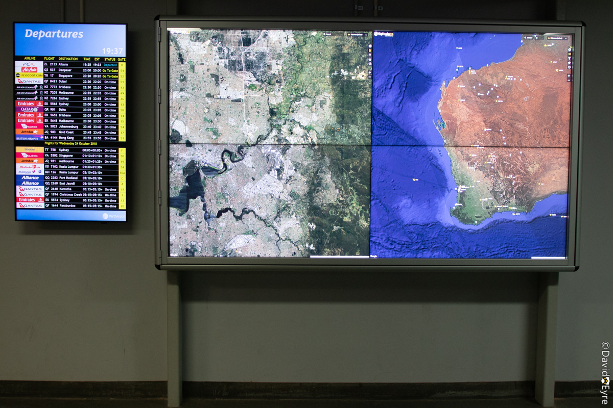 FlightRadar 24 and departures screens at Terminal 1 International ...
