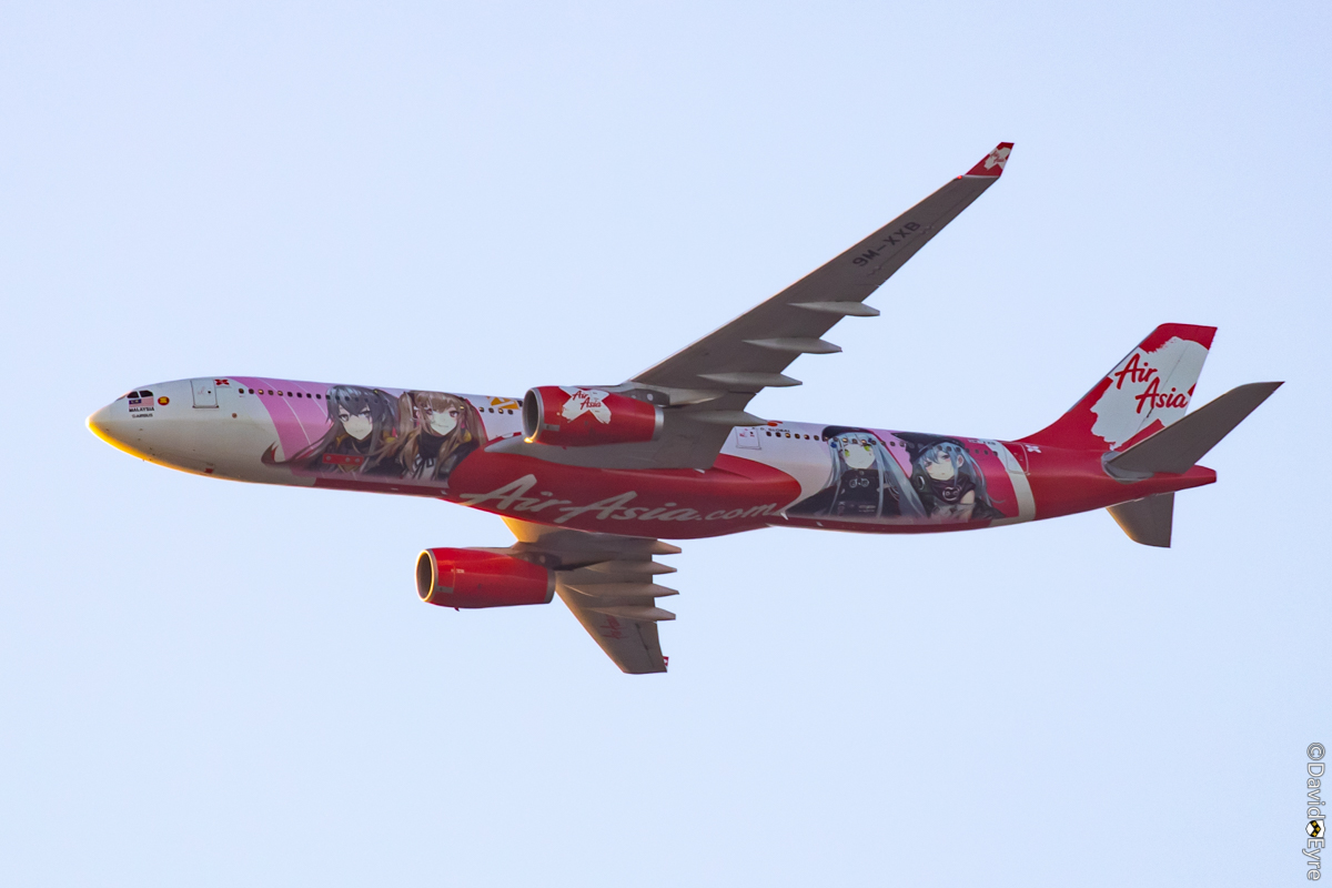 9M-XXB Airbus A330-343X (MSN 974) of AirAsia X, in XD Global / Girls ...