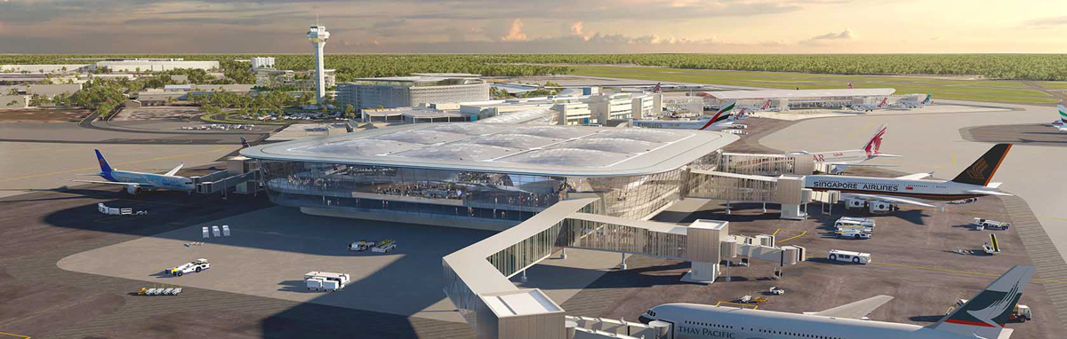 2014 Perth Airport concept. Image © Perth Airport – AviationWA