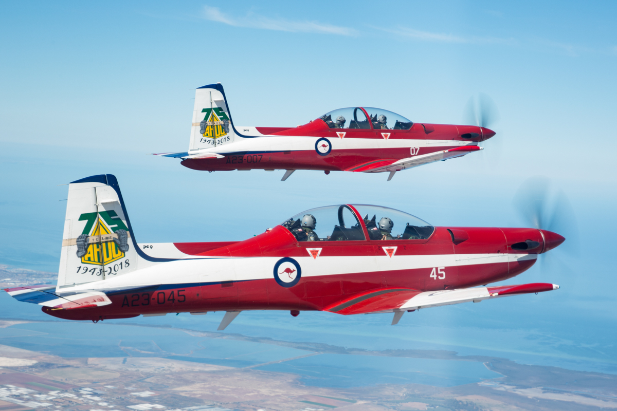 Aircraft Research and Development Unit PC-9As final week of flying ...