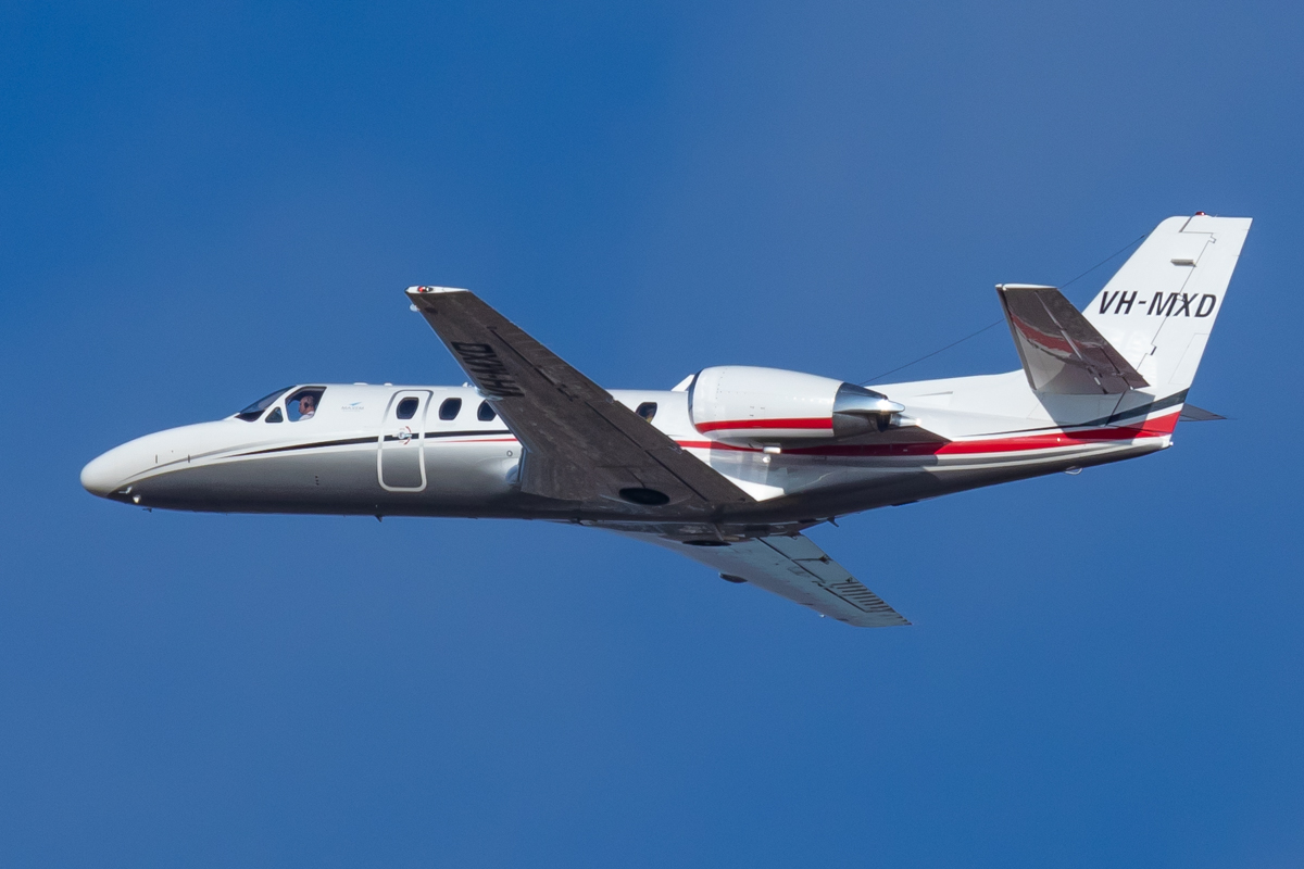 VH-MXD Cessna 560 Encore+ (MSN 560-0807) of Maxem Aviation at Perth ...