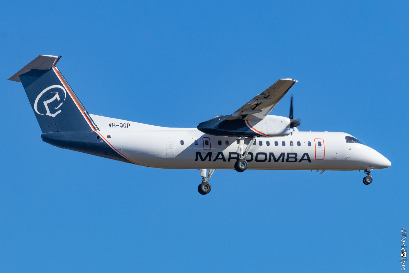 VH-QQP Bombardier DHC-8-315Q Dash 8 (MSN 592) of Maroomba Airlines, at ...