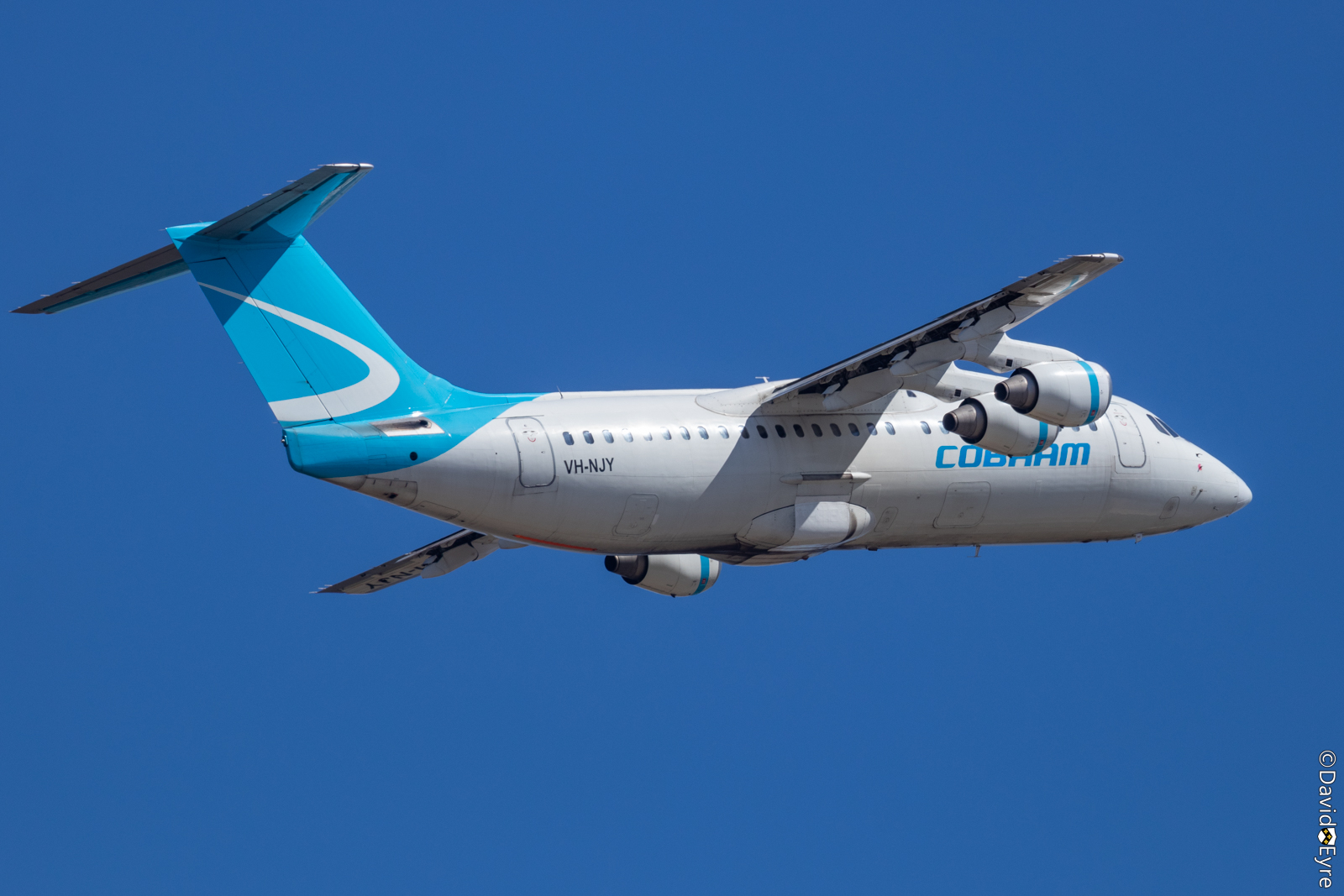 VH-NJY BAE Systems Avro RJ100 (MSN E3331) of Cobham Aviation at Perth ...
