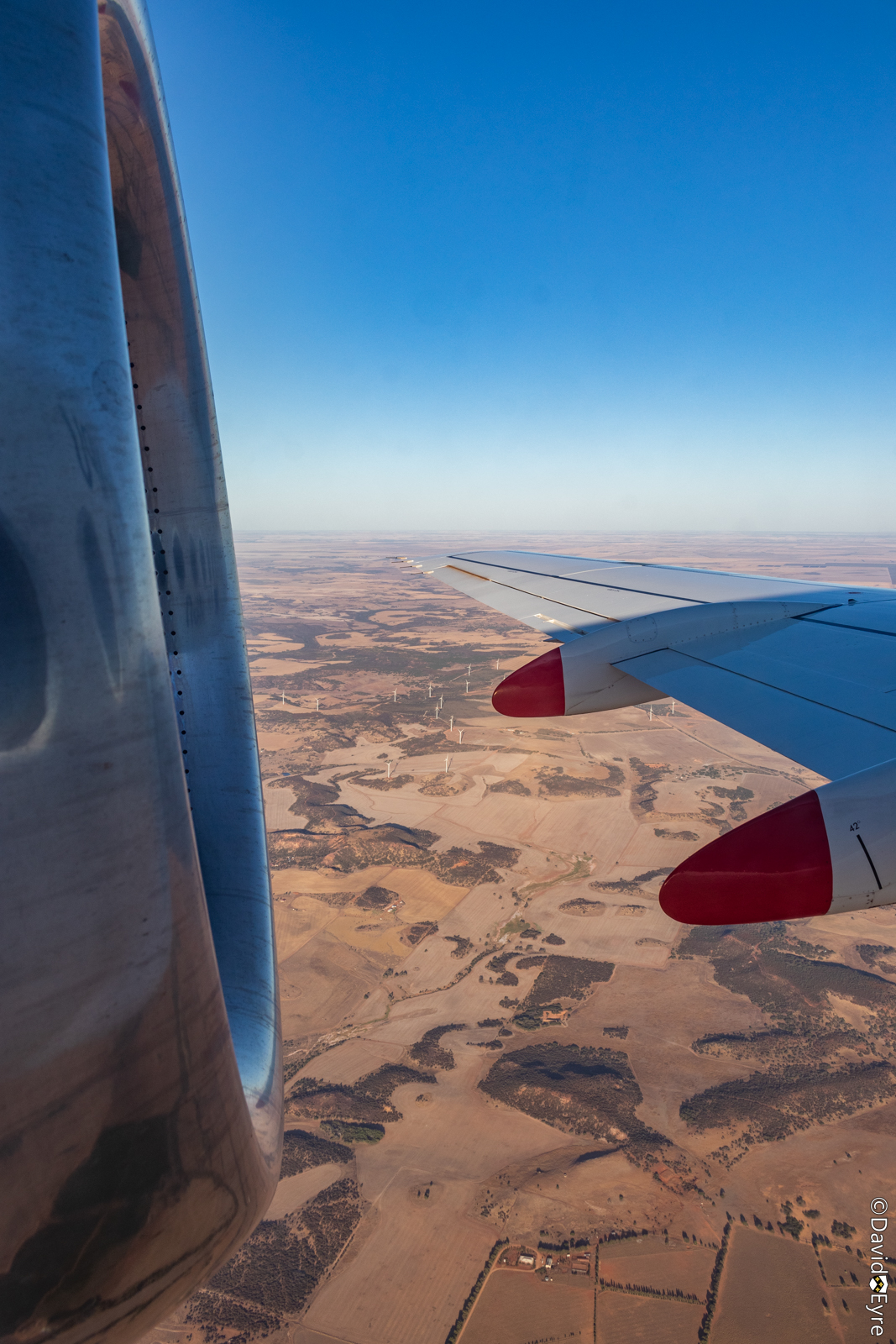 Walkaway Wind Farm, south of Geraldton, Western Australia, seen from ...