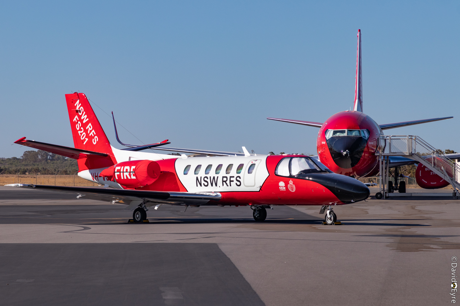 VH-VJO / FIRESCAN 201 / BIRDDOG 201 Cessna 560 Citation V of NSW Rural ...