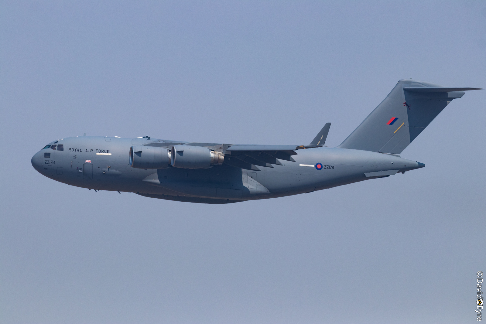 ZZ176 Boeing C-17A Globemaster III of 99 Squadron, Royal Air Force, at ...