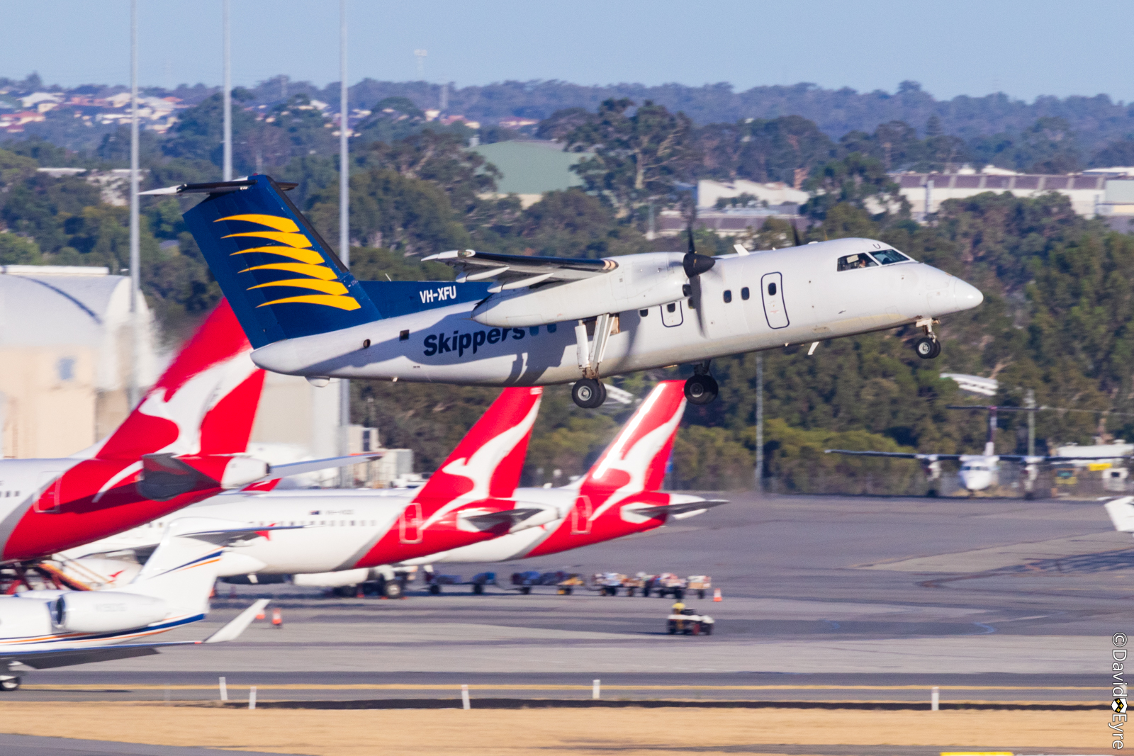 VH-XFU De Havilland Canada DHC-8-102 Dash 8 of Skippers Aviation, at ...