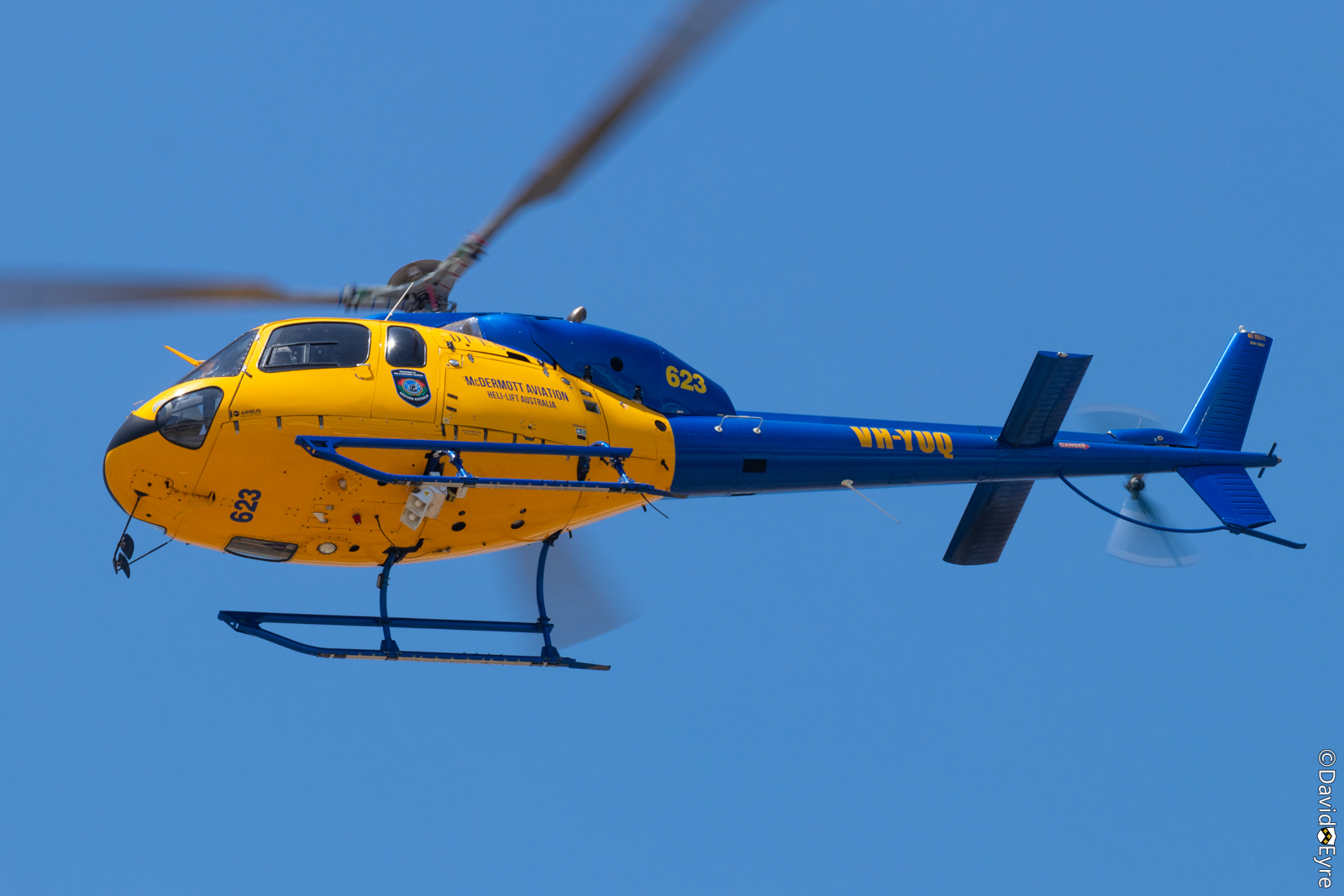 VH-YUQ / FIREBIRD 623 Eurocopter AS355F-1 Twin Squirrel owned by ...