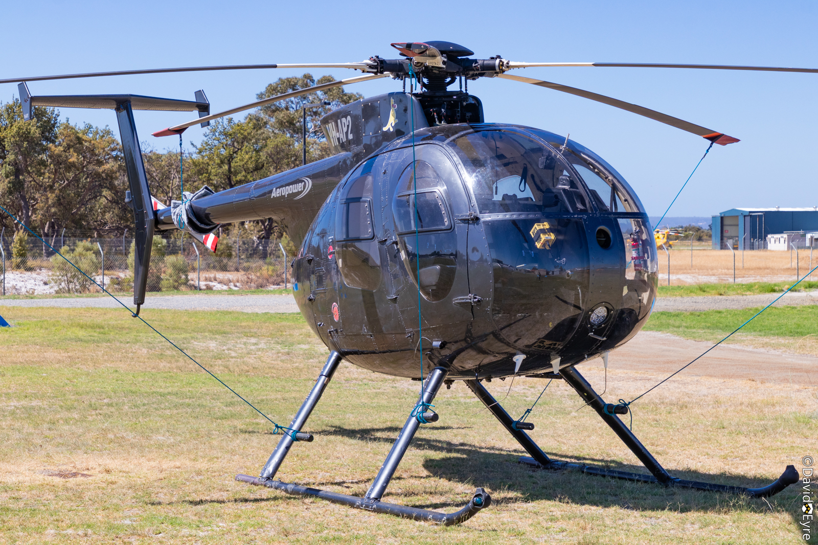 VH-AP2 Hughes 369D 500D owned by Aeropower Pty Ltd, at Jandakot Airport ...
