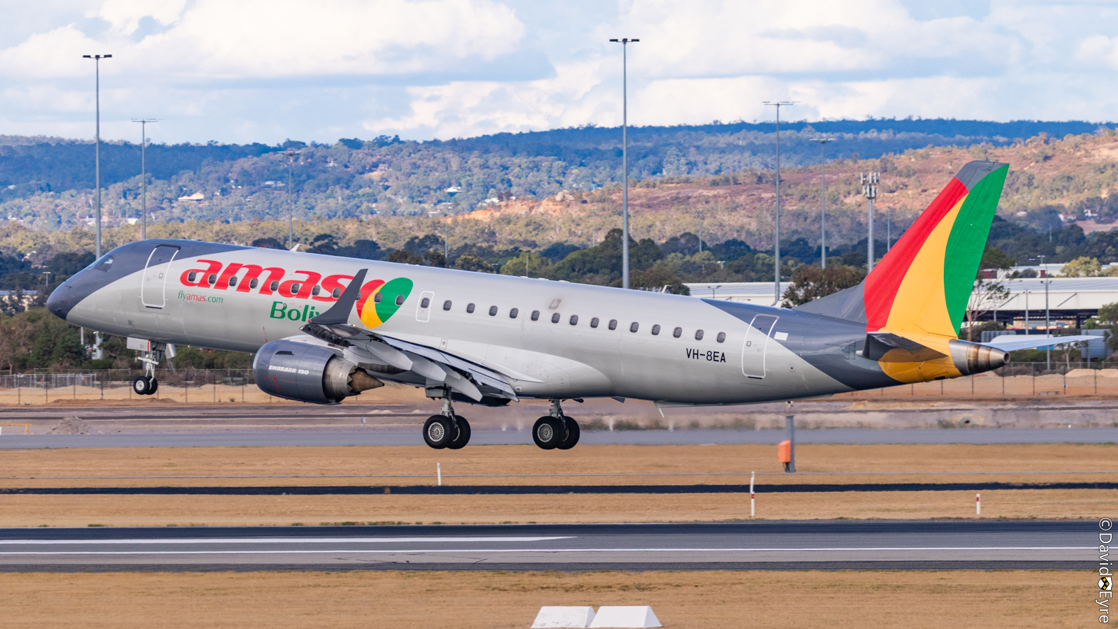 VH-8EA Embraer E190 (ERJ-190-100LR) of National Jet Express, still in ...