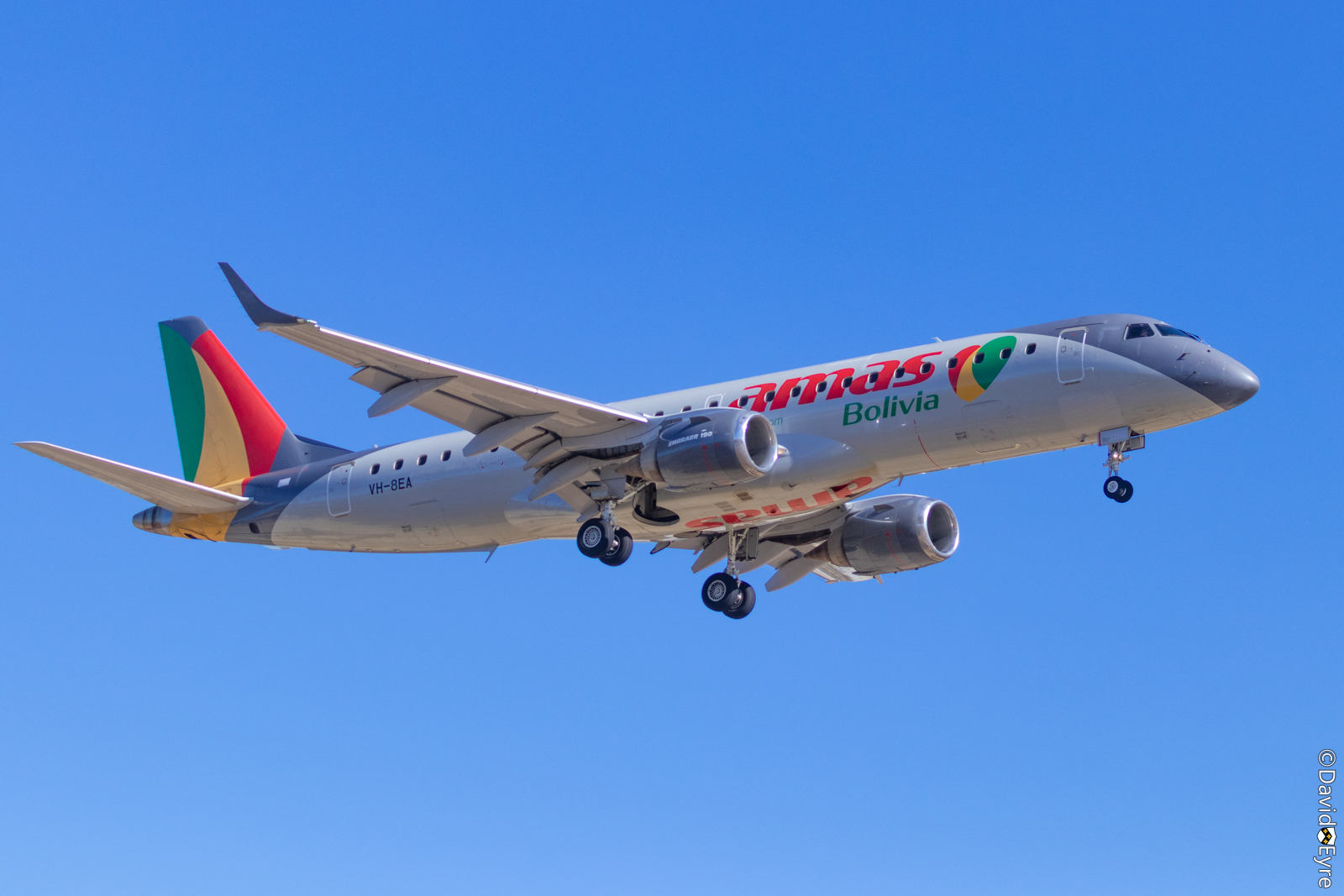 VH-8EA Embraer E190 (ERJ-190-100LR) of National Jet Express, still in ...