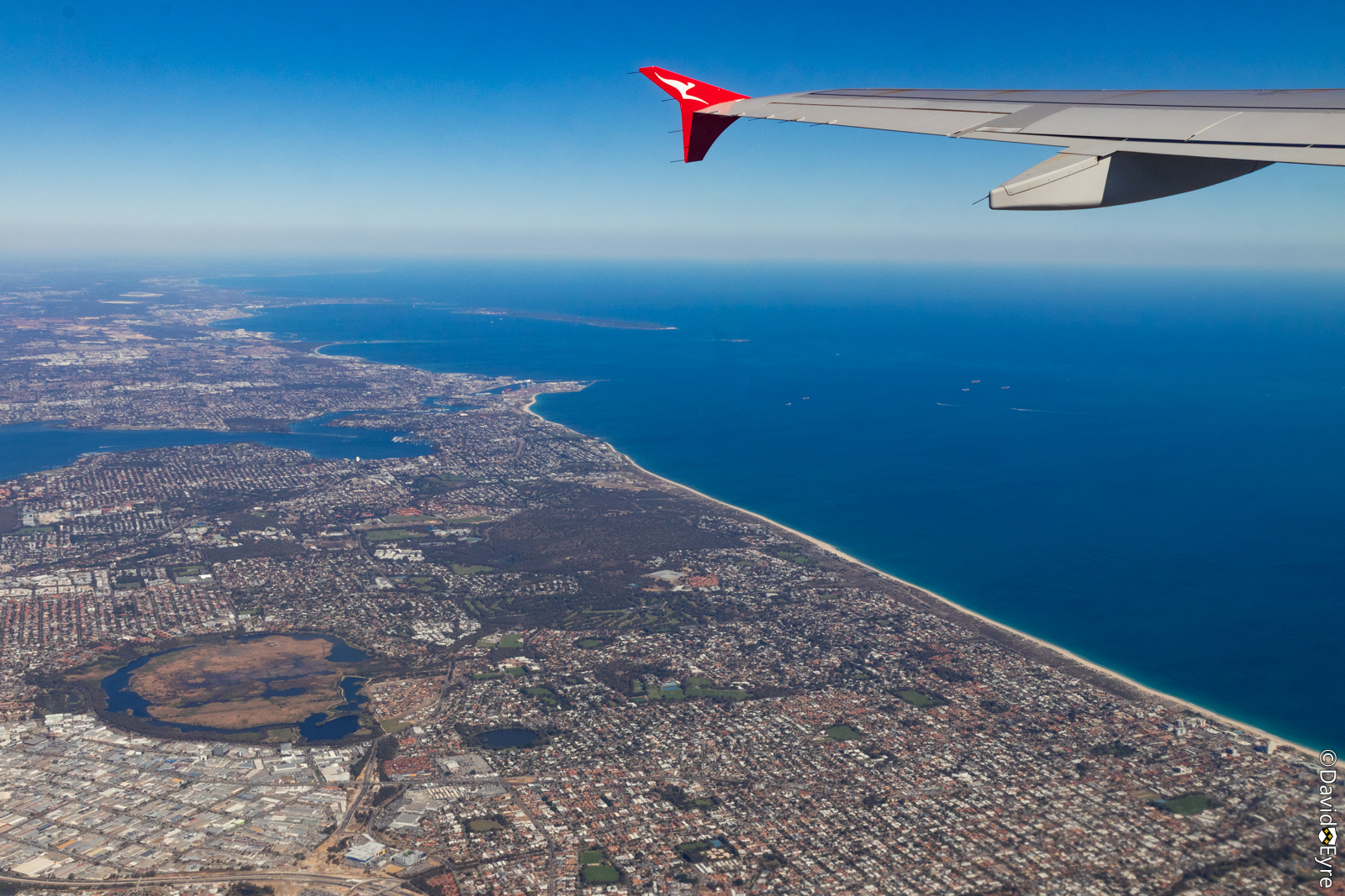 View south over Perth towards Fremantle, Western Australia – 17 May ...