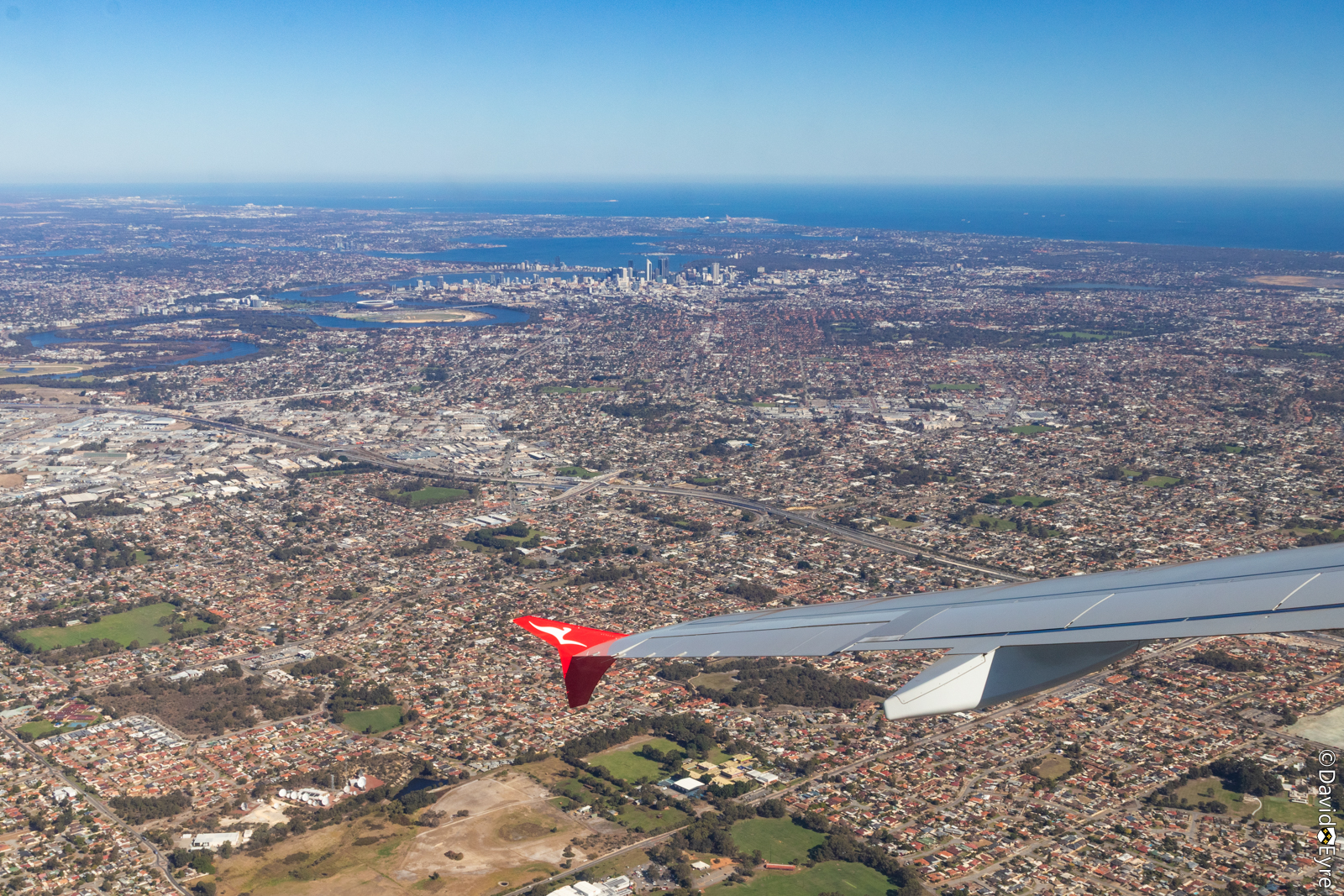 View southwest over Perth, Western Australia – 17 May 2024. Taken from ...