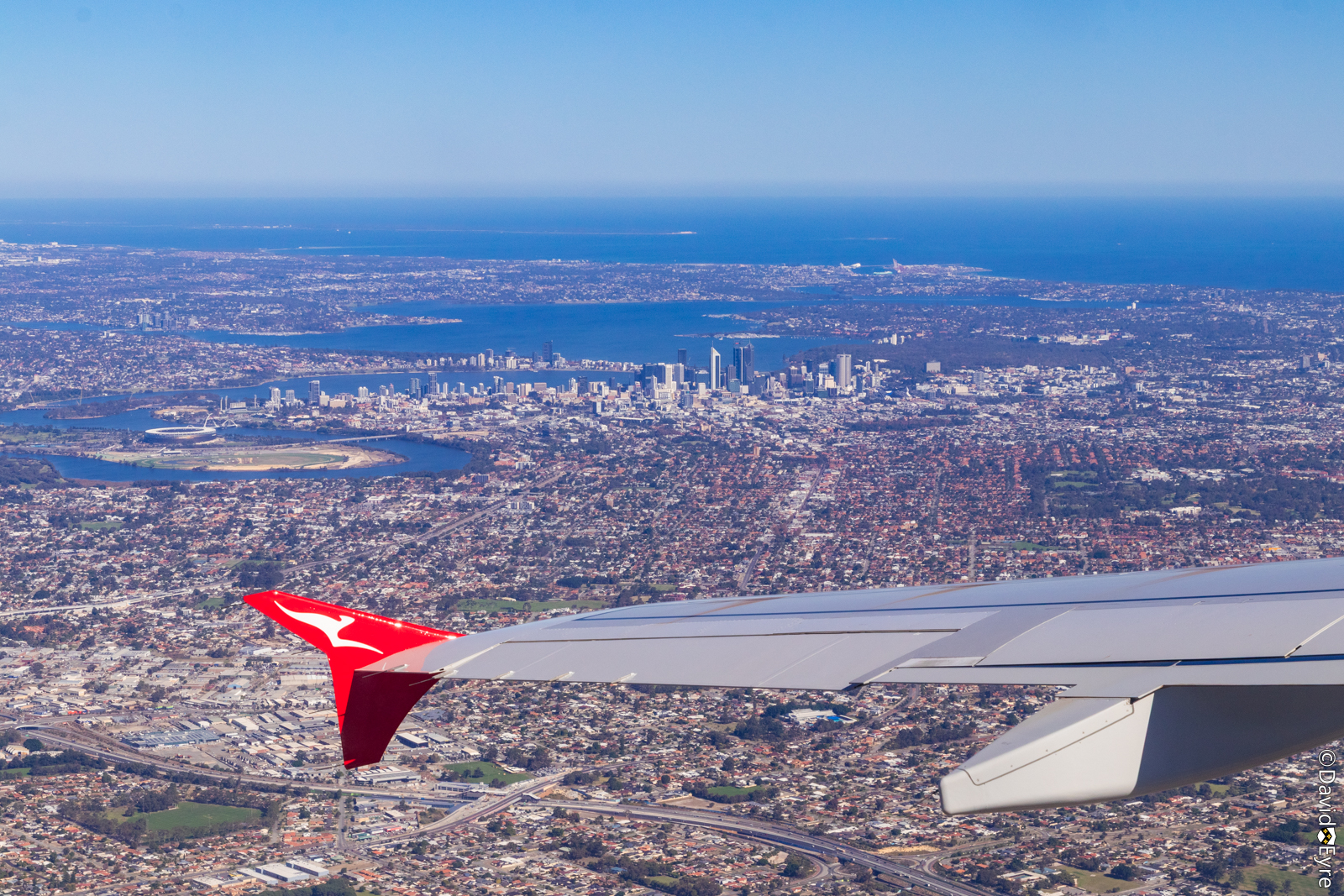 View southwest over Perth, Western Australia – 17 May 2024. Taken from ...