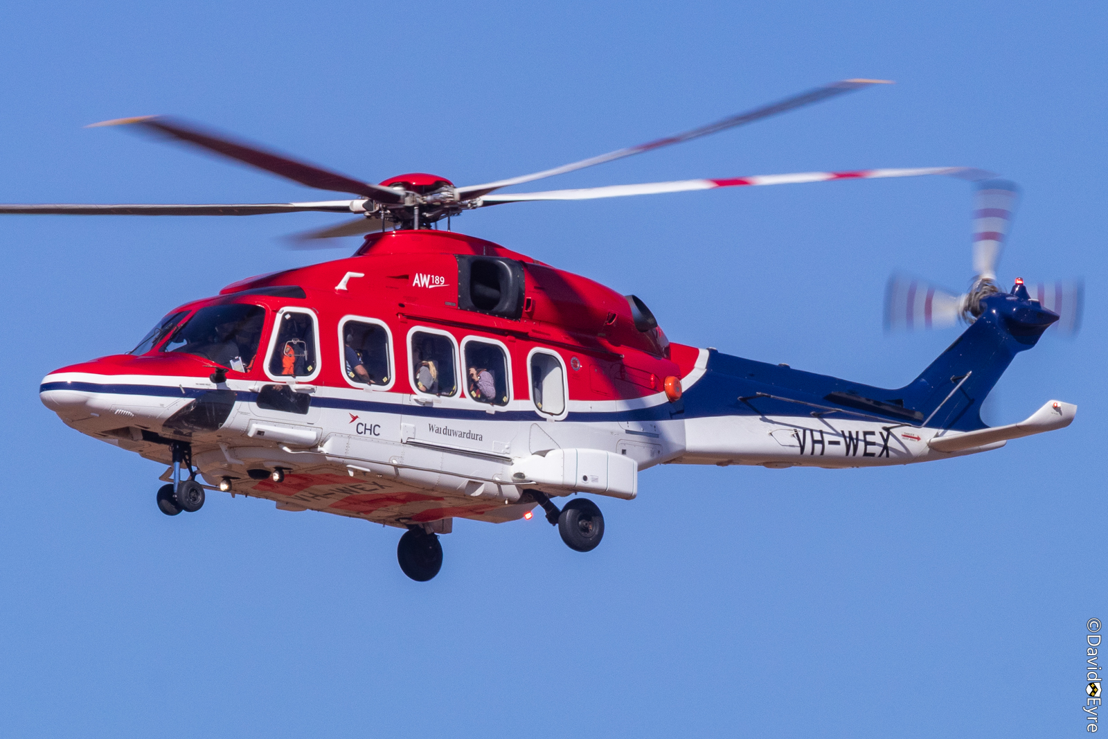 VH-WEX Leonardo AW189 operated by CHC Helicopters (Lloyd Helicopters ...